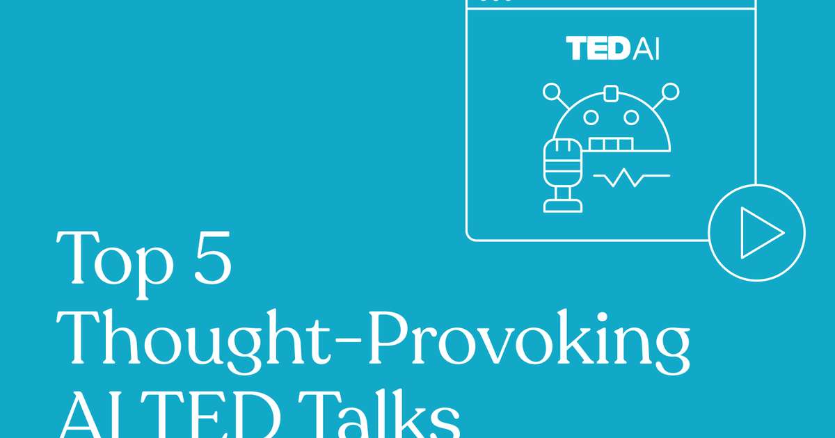 5 Thought-Provoking AI TED Talks
